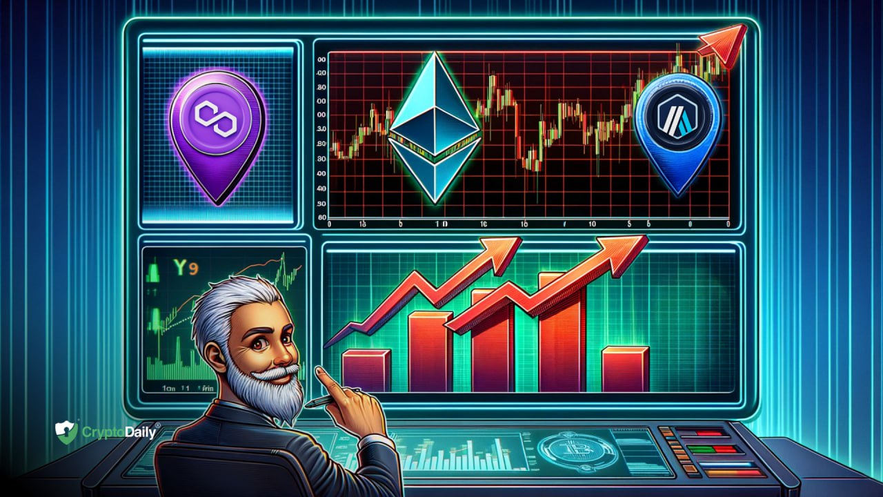 Ethereum (ETH), Polygon (MATIC), and Arbitrum (ARB) in the red, but still looking bullish ...